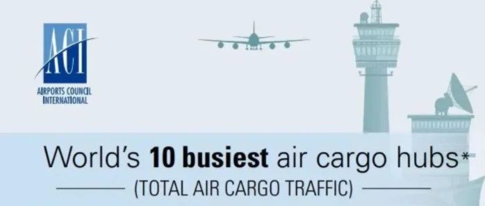 国际机场协会（ACI）：2023年全球机场货运量排名TOP10 - 上海佰越航服国际物流有限公司